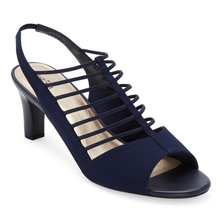 Click here for east 5th Neville Womens Round Peep Toe Block Heel... prices