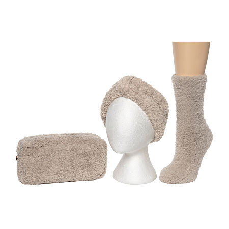 Click here for Bearpaw Super Plush Gift Set Womens 3-pc. Crew Soc... prices