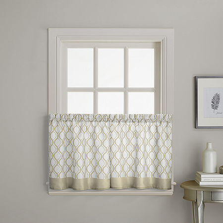 Click here for CHF Morocco 2-pc. Rod Pocket Window Tier  One Size... prices