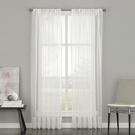 Click here for CHF Soho Pinch Pleat Sheer Single Curtain Panel  O... prices