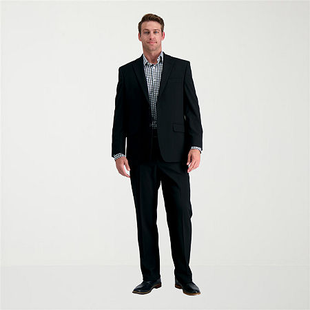 Click here for Jmh Men Premium Stretch Classic Fit Flat Front Sui... prices