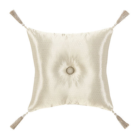 Click here for Queen Street Square Throw Pillow  One Size  Beige prices