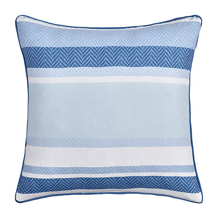 Click here for Royal Court Square Throw Pillow  One Size  Blue prices