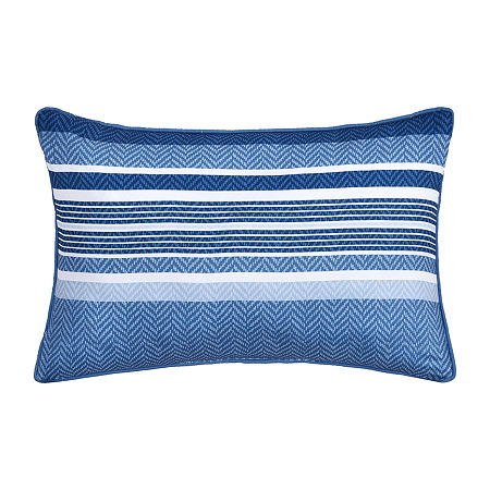 Click here for Royal Court Rectangular Throw Pillow  One Size  Bl... prices