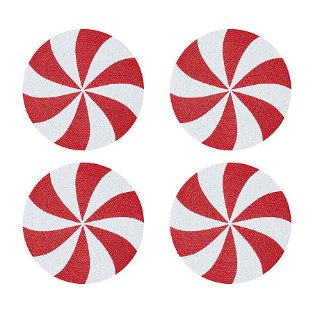 Click here for Avanti Peppermint Holiday Round 4-pc. Placemat  On... prices