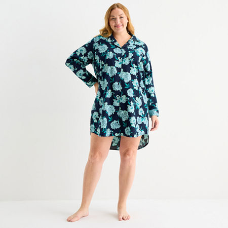 Click here for Liz Claiborne Womens Flannel Long Sleeve Plus Nigh... prices
