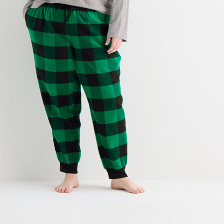 Click here for Sleep Chic Womens Flannel Plus Pajama Pants  1x  G... prices
