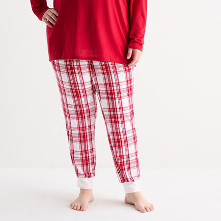 Click here for Sleep Chic Womens Crew Neck Long Sleeve 2-pc. Paja... prices