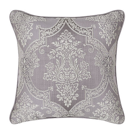 J Queen New York Mary Square Decorative Pillow  20 x 20 - Lavender
