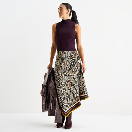 Click here for Worthington Womens Long Asymmetrical Skirt  16 Pet... prices