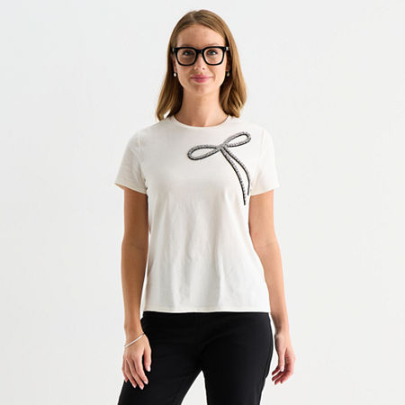 Click here for Liz Claiborne Womens Crew Neck Short Sleeve T-Shir... prices