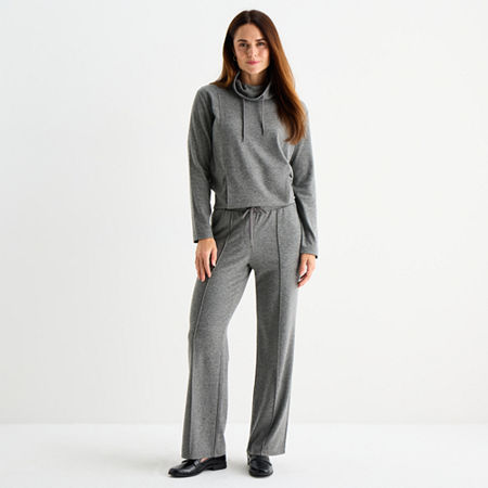 Click here for Liz Claiborne Womens Wide Leg Mid Rise Jogger Pant... prices