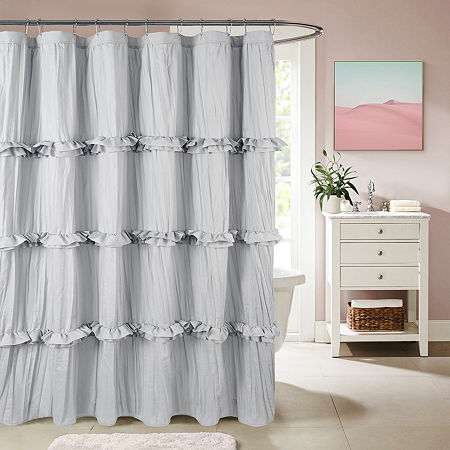 Click here for Awesome Home Recycled Ruffles And Pleats Shower Cu... prices