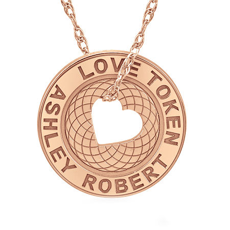 Click here for Womens Personalized Gold Pendant Necklace  One Siz... prices
