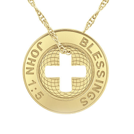 Click here for Womens Personalized Gold Pendant Necklace  One Siz... prices