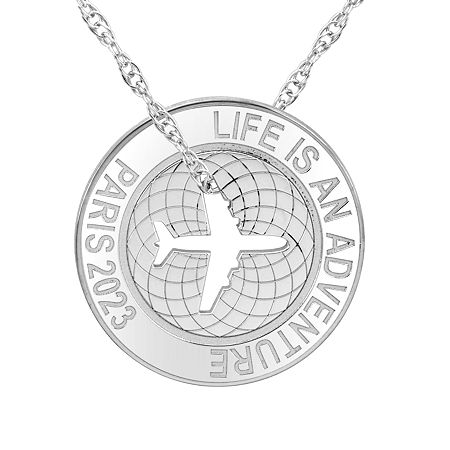 Click here for Womens Personalized Gold Pendant Necklace  One Siz... prices