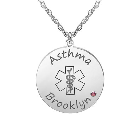 Click here for Womens Multi Color Personalized Gold Round Pendant... prices