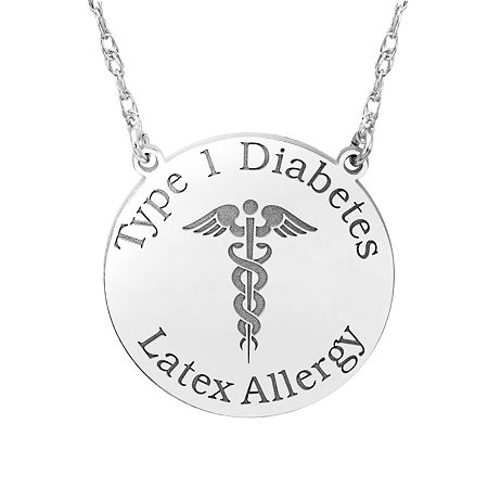 Click here for Womens Personalized Gold Pendant Necklace  One Siz... prices