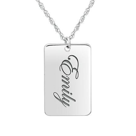 Click here for Womens 10K Gold 18 Inch Name Necklace  One Size  W... prices