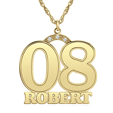 Click here for Womens White Diamond Accent Genuine Personalized G... prices