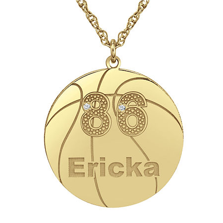 Click here for Womens White Diamond Accent Genuine Gold Personali... prices