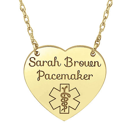 Click here for Womens Personalized Gold Pendant Necklace  One Siz... prices