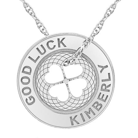 Click here for Womens Personalized Gold Pendant Necklace  One Siz... prices