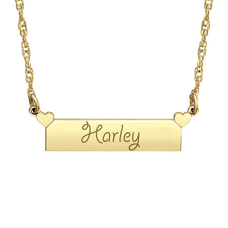 Click here for Womens Personalized Gold Pendant Necklace  One Siz... prices