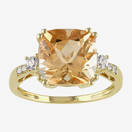 Click here for Genuine Citrine  Lab-Created White Sapphire and Di... prices
