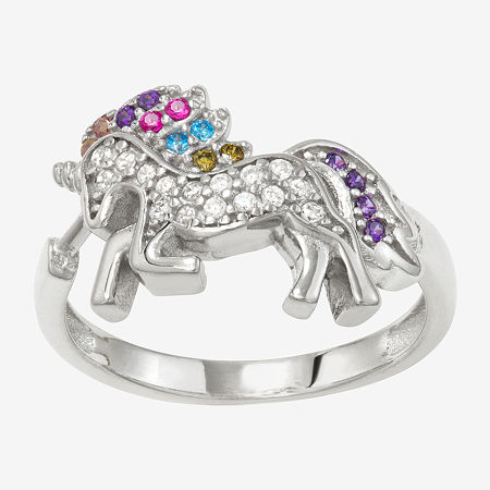 Click here for Girls 1/4 CT. Multi Color Cubic Zirconia Sterling... prices