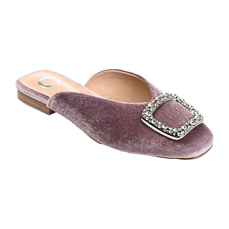 Click here for Journee Collection Womens Sonnia Velvet Mules - Li... prices