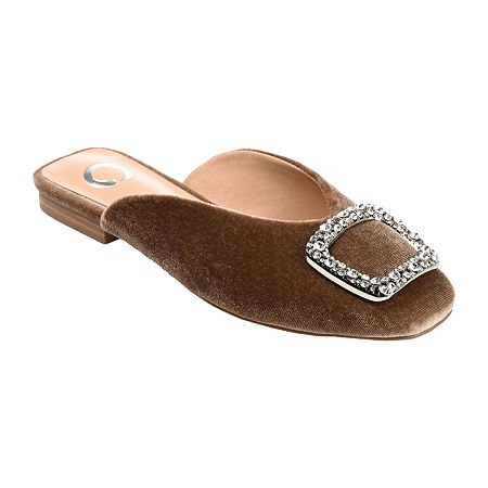 Click here for Journee Collection Womens Sonnia Velvet Mules - Ta... prices