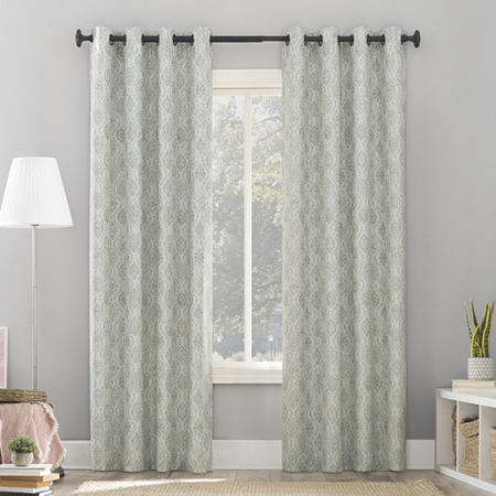 Click here for Sun Zero Delfina Grommet Top Energy Saving 100 Bla... prices