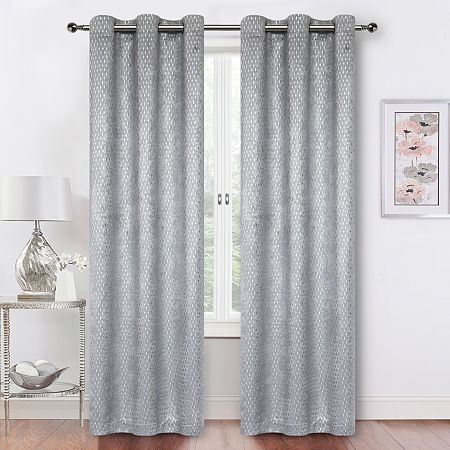 Click here for Regal Home Raindrop Metallic Grommet Top Embellish... prices