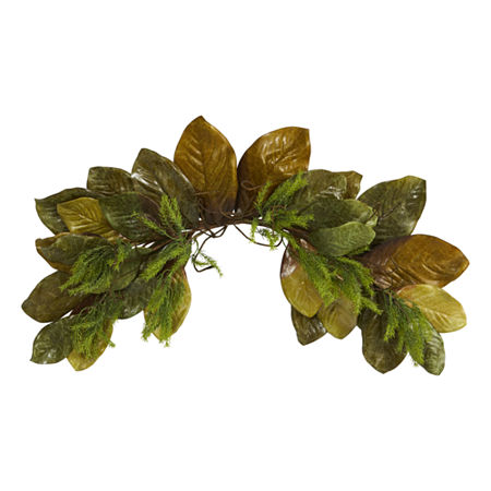 Click here for Nearly Natural Fall Magnolia Artificial Swag  One... prices
