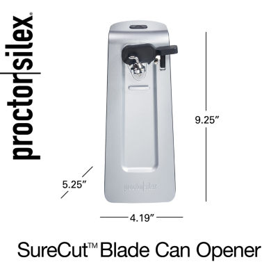 Proctor Silex SureCut Blade Can Opener 75225, Color: Silver - JCPenney