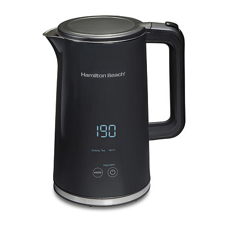 Hamilton Beach 1.7 Liter Cool-Touch Digital Kettle - 41033 - Black