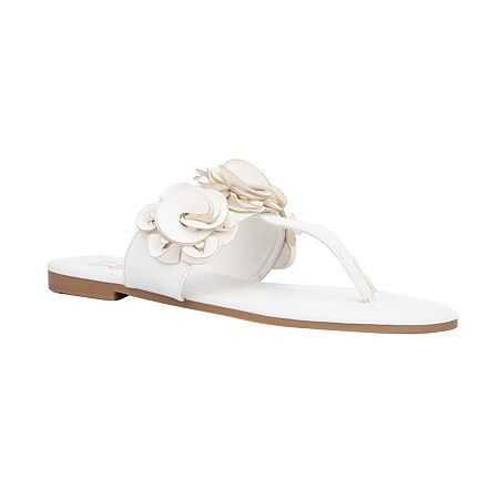 Click here for New York & Company Womens Liana Flat Sandals  7 1/... prices