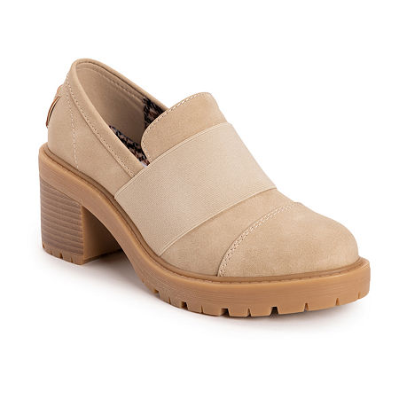 Muk Luks Womens Lucy Lettie Boot - Oatmeal