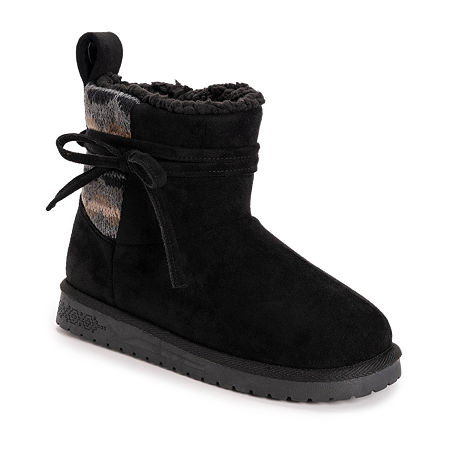 Muk Luks Womens Teenie Boot - Black