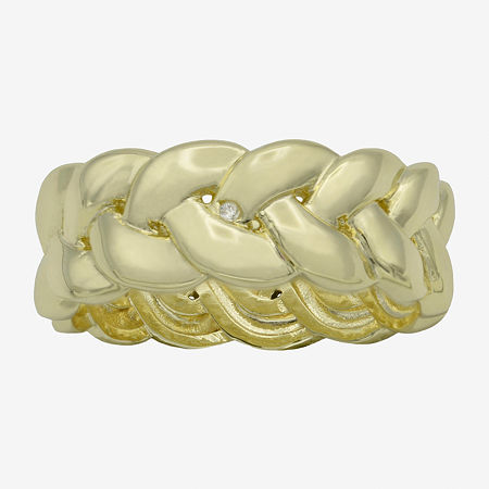Click here for Sparkle Allure Braided Womens 7.5MM 14K Gold Over... prices