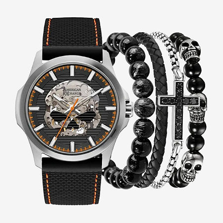 Click here for American Exchange Mens Black Strap Watch 9794s-42-... prices