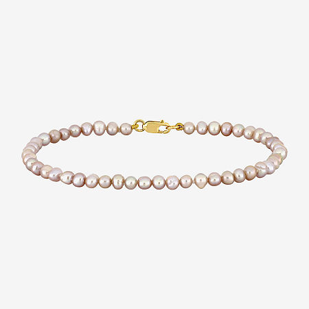 Click here for Womens White Cultured Freshwater Pearl 14K Gold St... prices