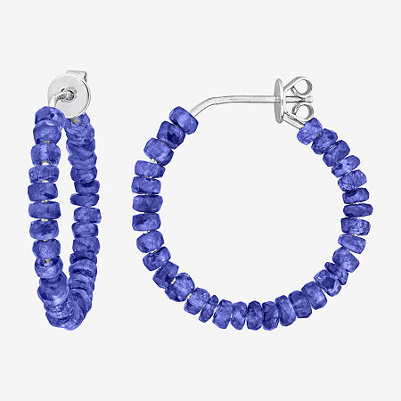 Click here for Womens Genuine Blue Sapphire Sterling Silver 26mm... prices