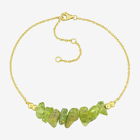 Click here for Womens Genuine Green Peridot 18K Gold Over Silver... prices