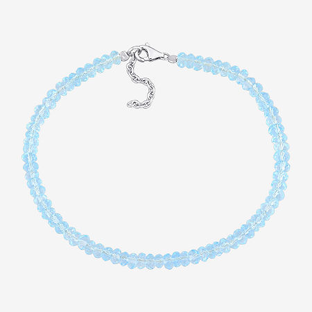Click here for Womens Genuine Blue Topaz Sterling Silver Beaded B... prices