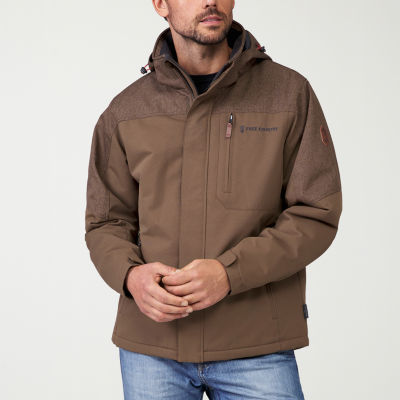Free Country Mens Lined Removable Hood Hooded Midweight Softshell ...
