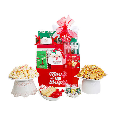 Alder Creek Gift Baskets Merry Bright Tote  9 Piece