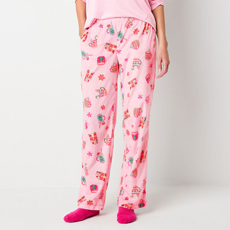 Click here for Sleep Chic Womens Fleece Pajama Pants  Small  Pink prices