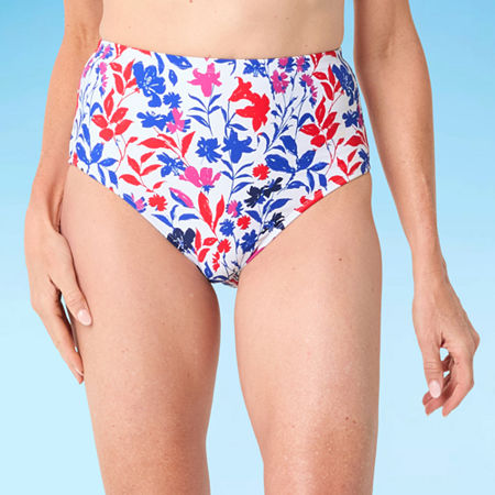 Click here for Liz Claiborne Comfort Waistband Floral Brief Bikin... prices